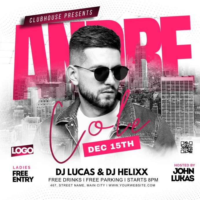 dj party event Template | PosterMyWall