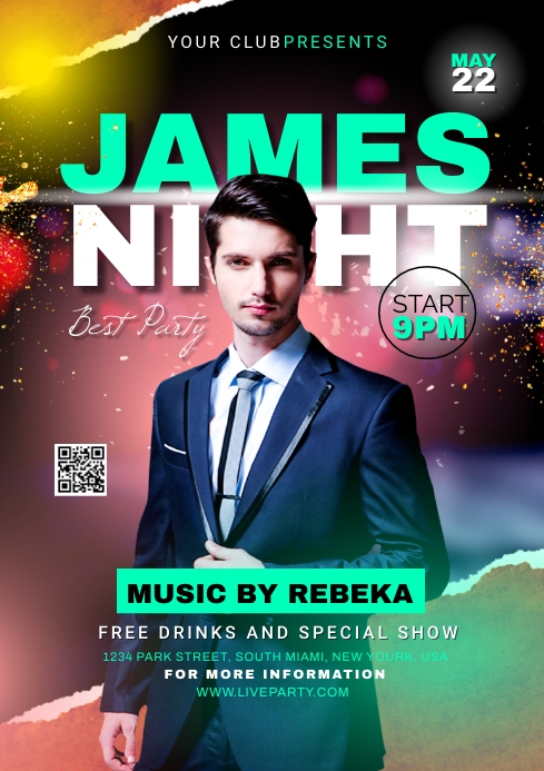 Dj Party Flyer ) Template | PosterMyWall