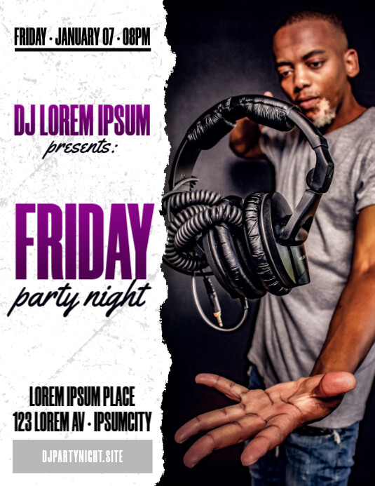 DJ PARTY FLYER Template | PosterMyWall