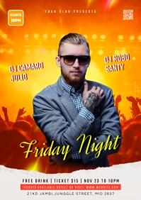 dj party ad Template | PosterMyWall