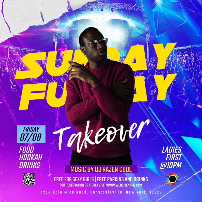 DJ Party Instagram Post Template | PosterMyWall