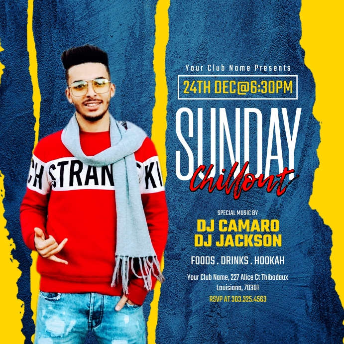 DJ Party Instagram Post Template | PosterMyWall