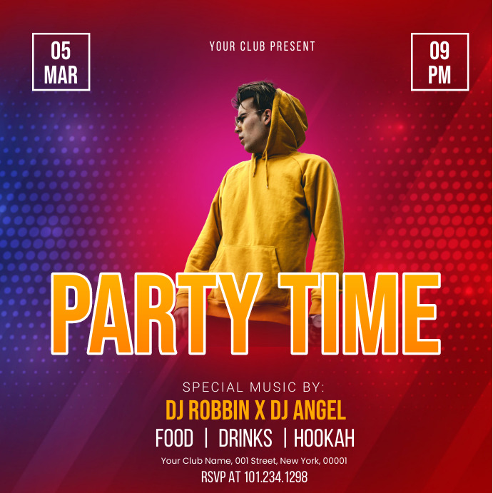 Dj Party Poster Template | PosterMyWall