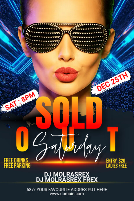 Dj Party Poster Template | PosterMyWall