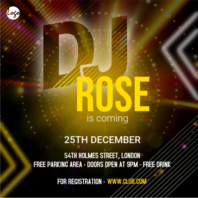 DJ Party Template | PosterMyWall