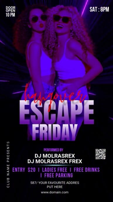 Dj Party WhatsApp Status Template | PosterMyWall