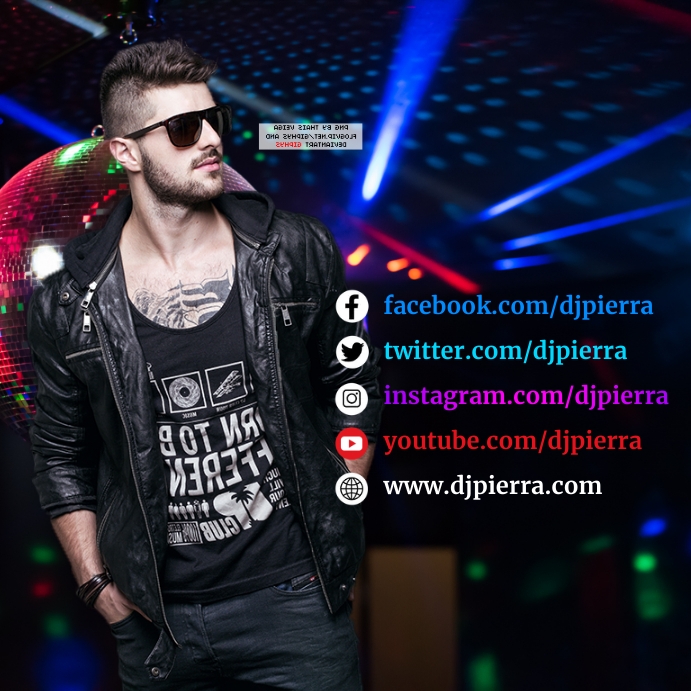 Copy of Dj pierra | PosterMyWall