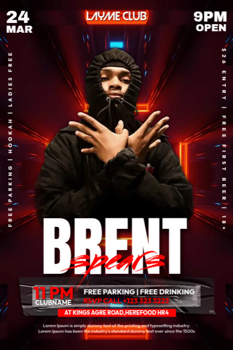 Dj Poster Ads Template | PosterMyWall