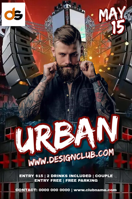 Dj Poster Flyer Template | PosterMyWall