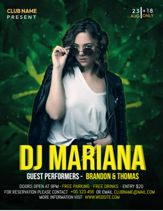 DJ Poster Flyer Template | PosterMyWall