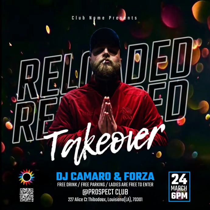 DJ Promotion Online Video Template | PosterMyWall