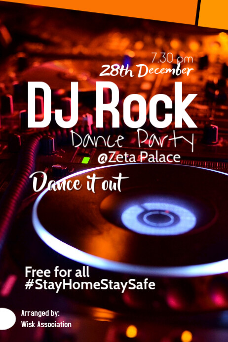 DJ Rock Template | PosterMyWall