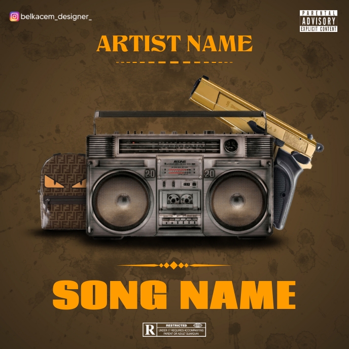 dj speaker album cover Template | PosterMyWall