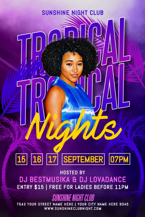 DJ Summer Flyer Template | PosterMyWall