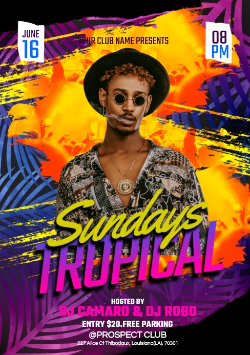 DJ Summer Flyer Template | PosterMyWall