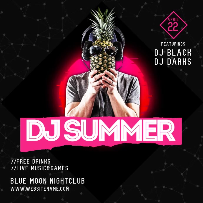 DJ Summer Instagram Video Template | PosterMyWall