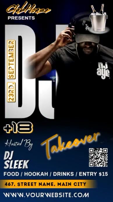 DJ TAKEOVER PARTY FLYER TEMPLATE | PosterMyWall