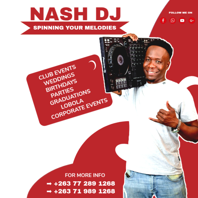 Copie de Dj template | PosterMyWall