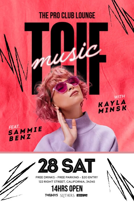 Dj TGIF Night Event Template | PosterMyWall