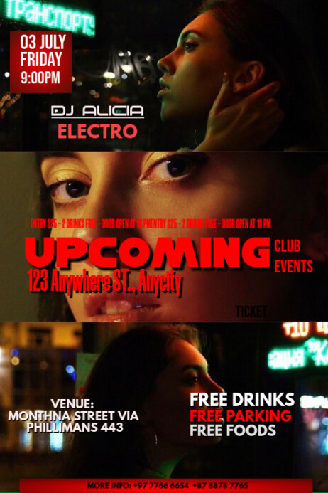 Dj Tour Party Template | PosterMyWall