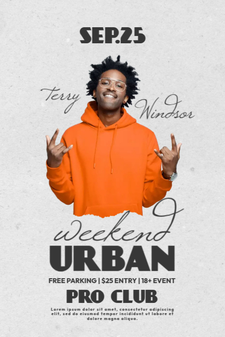 Dj Weekend Urban Event Template | PosterMyWall