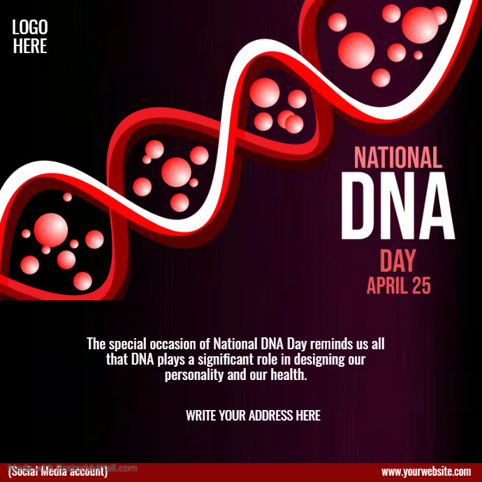 dna day Template | PosterMyWall