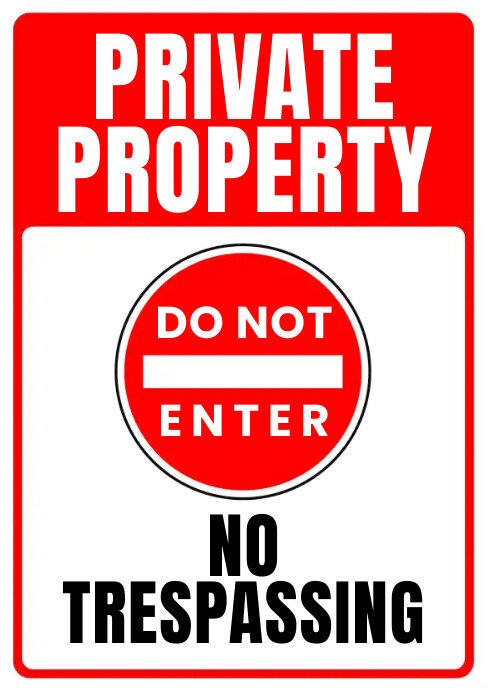 Do not enter Announcement Template | PosterMyWall