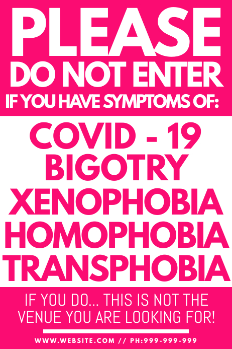 Do Not Enter Poster Template | PosterMyWall