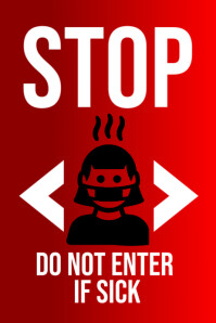 Do Not Enter Sign Board Poster Template | PosterMyWall