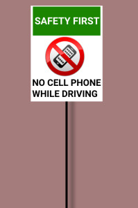 Do not use cell phone sign board Template | PosterMyWall