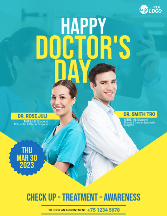 Doctor's Day Template | PosterMyWall