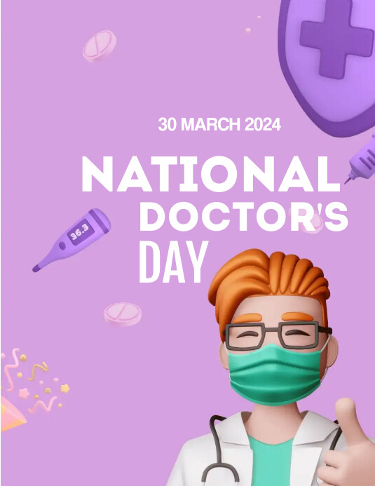 Doctor's Day Template | PosterMyWall