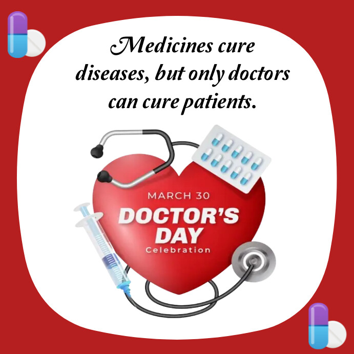Doctor's Day Template | PosterMyWall