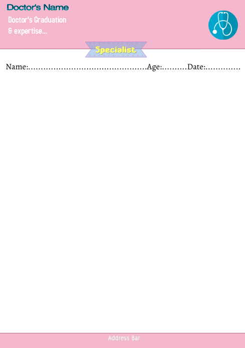 Doctor's Pad Template | PosterMyWall