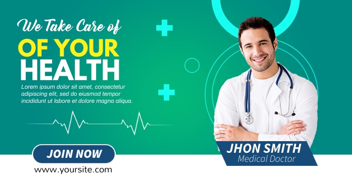 Copy of Doctor Live Streaming Video Thumbnail | PosterMyWall