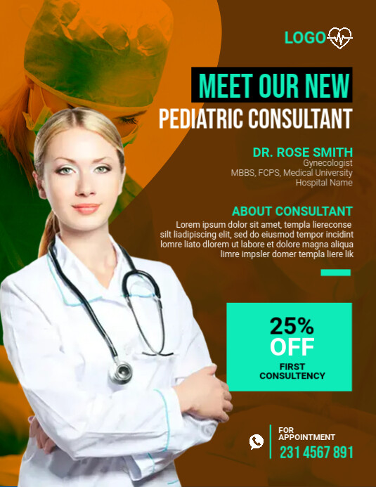 Doctor Profile Flyer Template | PosterMyWall