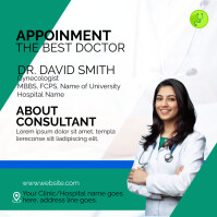 Doctor Profile Post Template | PosterMyWall