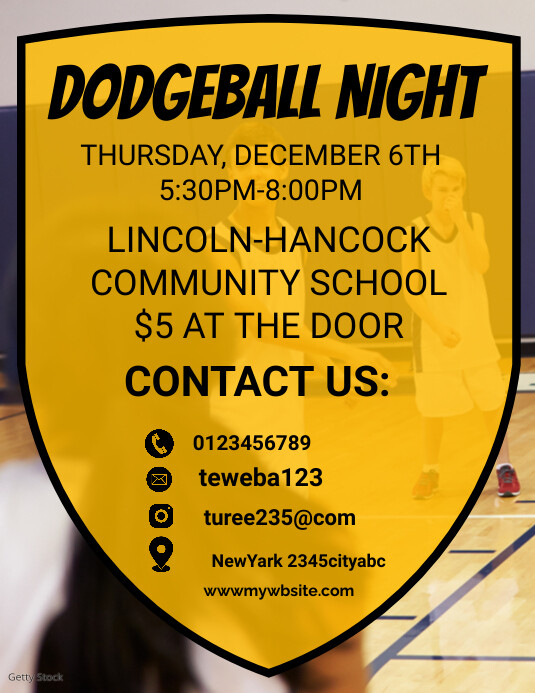 Copy of DODGEBALL NIGHT FLYERS | PosterMyWall