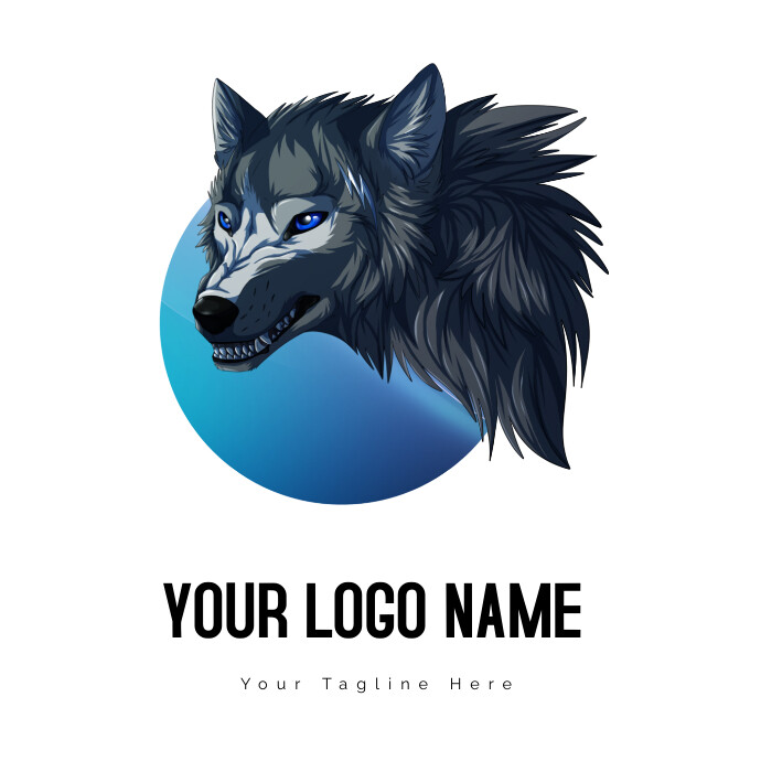 Dog Breed Whiskers Snout Logo Template | PosterMyWall
