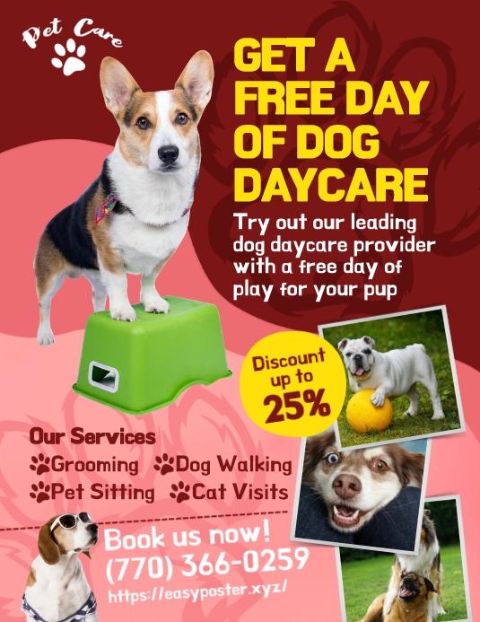 Dog Care Flyer Template | PosterMyWall