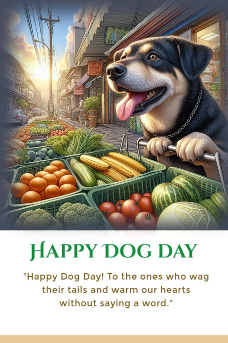 Dog day Template | PosterMyWall