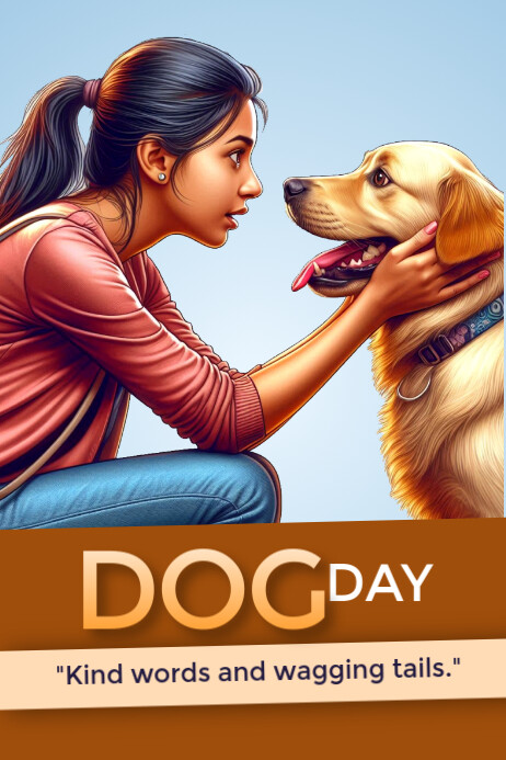 Dog Template | PosterMyWall