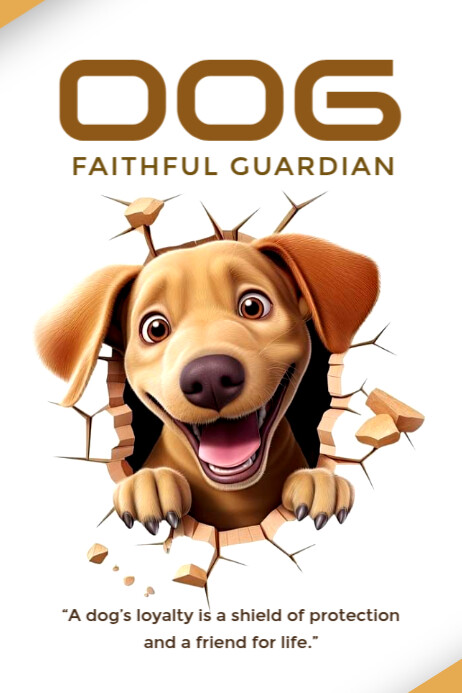 Dog Template | PosterMyWall