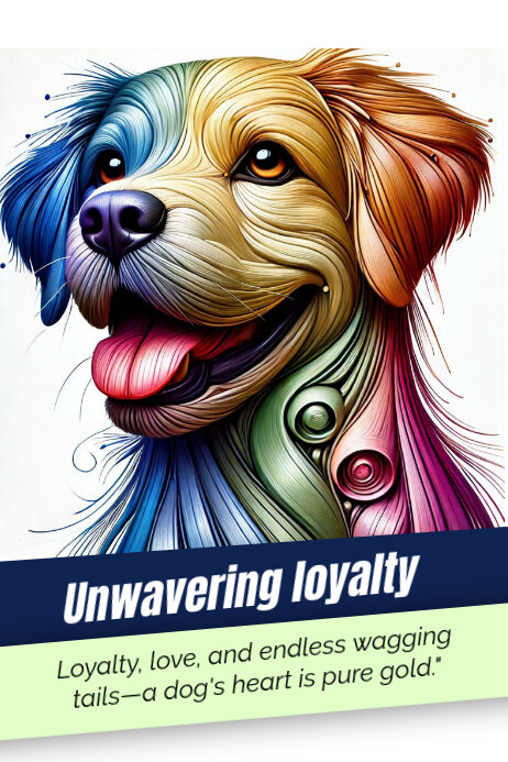 Dog Template | PosterMyWall