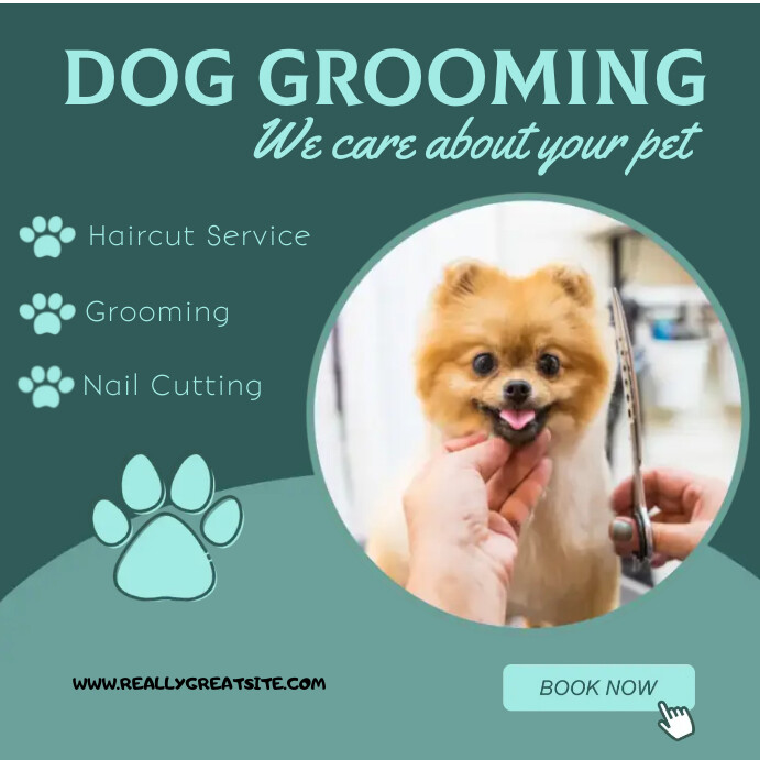 Plantilla de Dog Grooming | PosterMyWall
