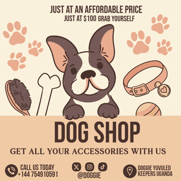 dog shop Template | PosterMyWall