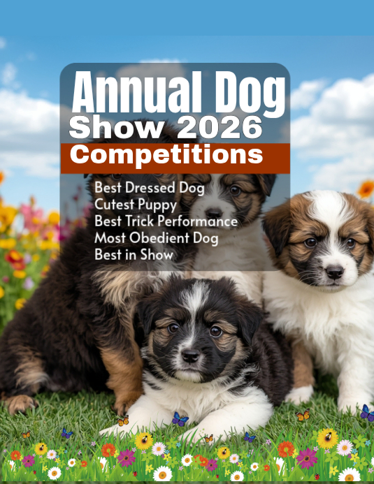 Dog Show Flyer Template | PosterMyWall