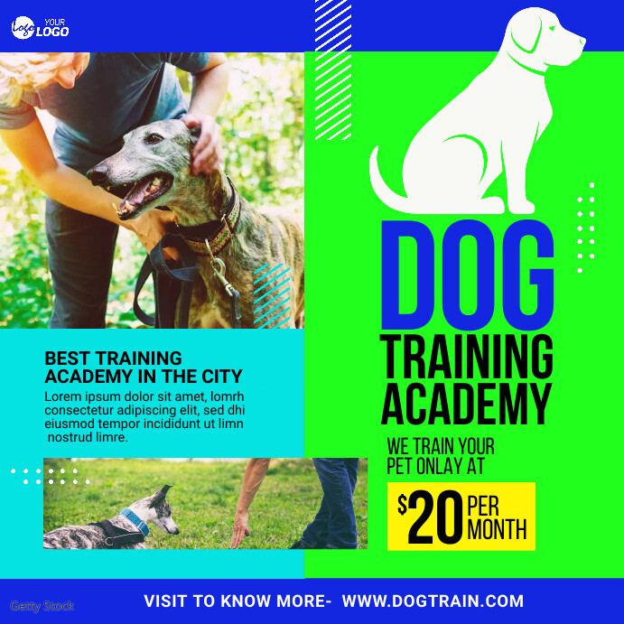 Copy of Dog Training Academy Template | PosterMyWall