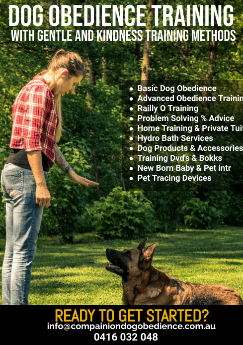 Dog training flyer Template | PosterMyWall