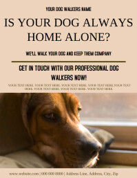 Dog Walker Ads Template | PosterMyWall